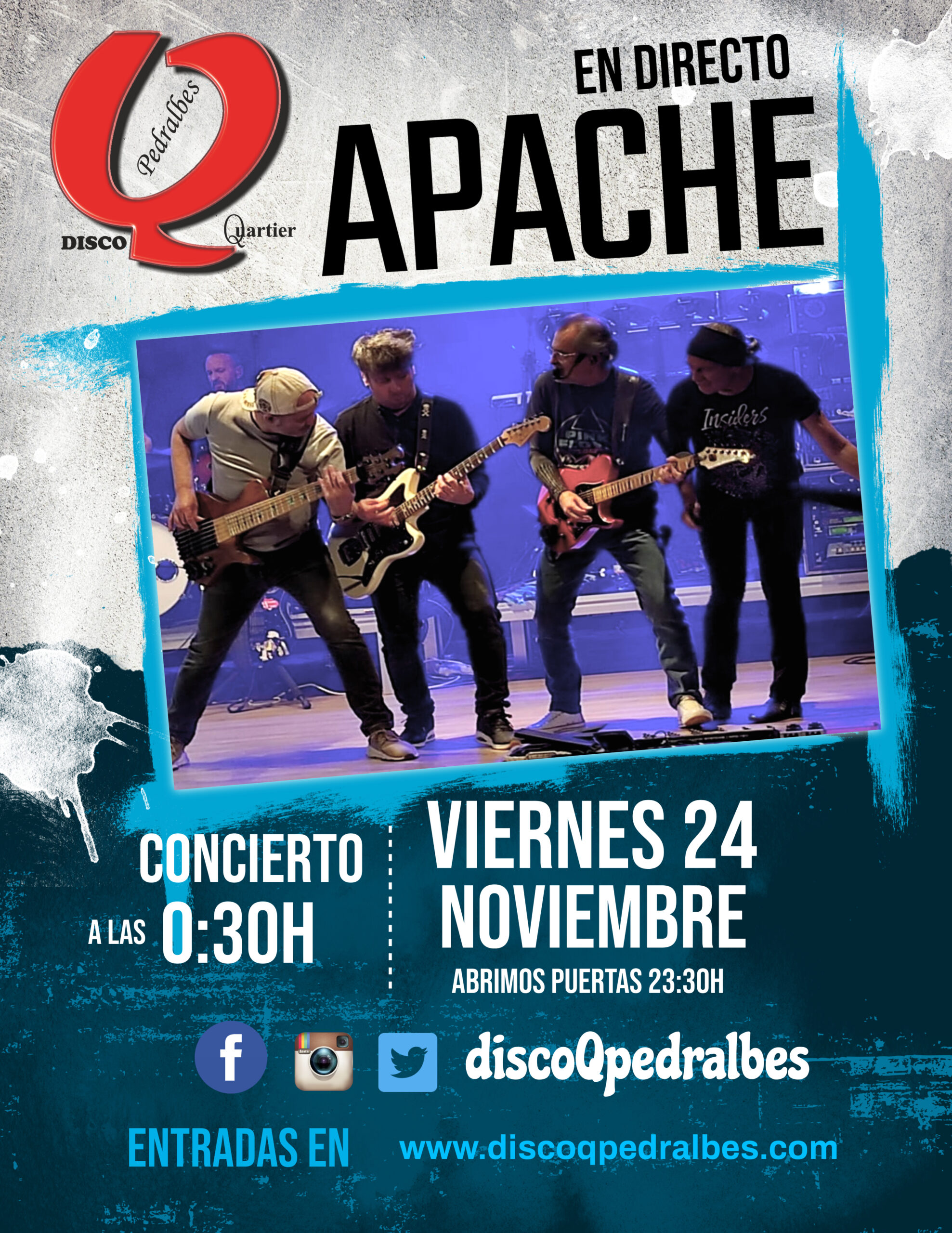 Grupo Apache en directo: viaje musical por las décadas y el rock actual ...